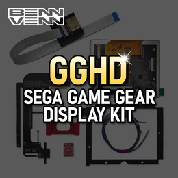 PREORDER: BennVenn GGHD Display kit for Sega Game Gear VA0 / VA1 – High Score! Tech Supply
